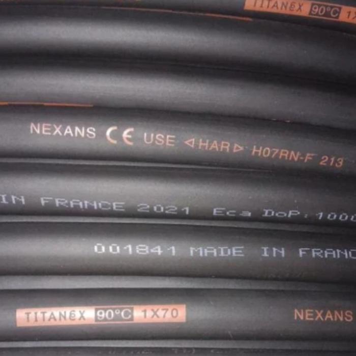 Jual KABEL Rubber H07RN-F 1x70mm2 450/750V Black Colour # TITANEX NEXANS - Jakarta Barat - 3D ...