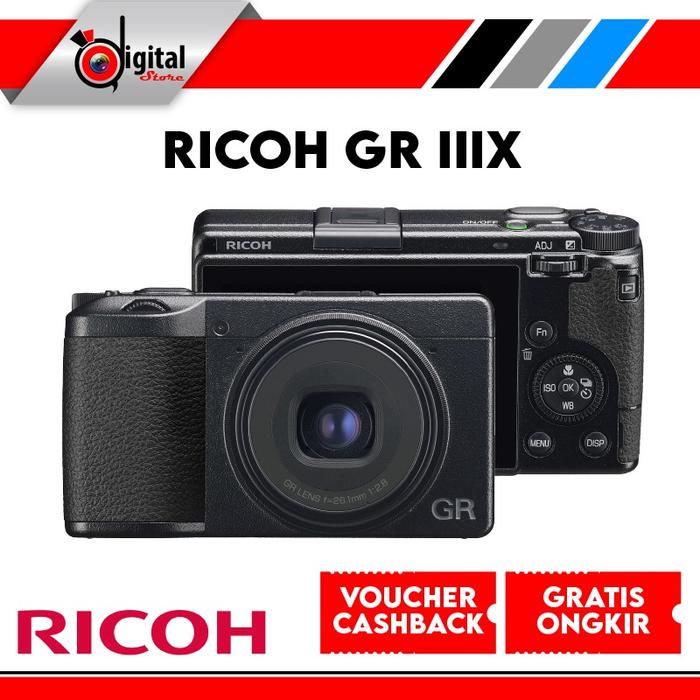 Jual Ricoh GR IIIX / GR III X / Ricoh GR 3 X - Ricoh GRIII X Black ...