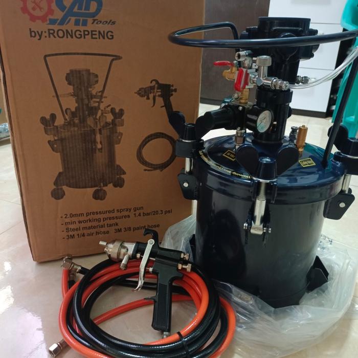 Jual Paint POT Alat Pengaduk Cat / Paint Sprayer Tank Kapasitas 10 ...