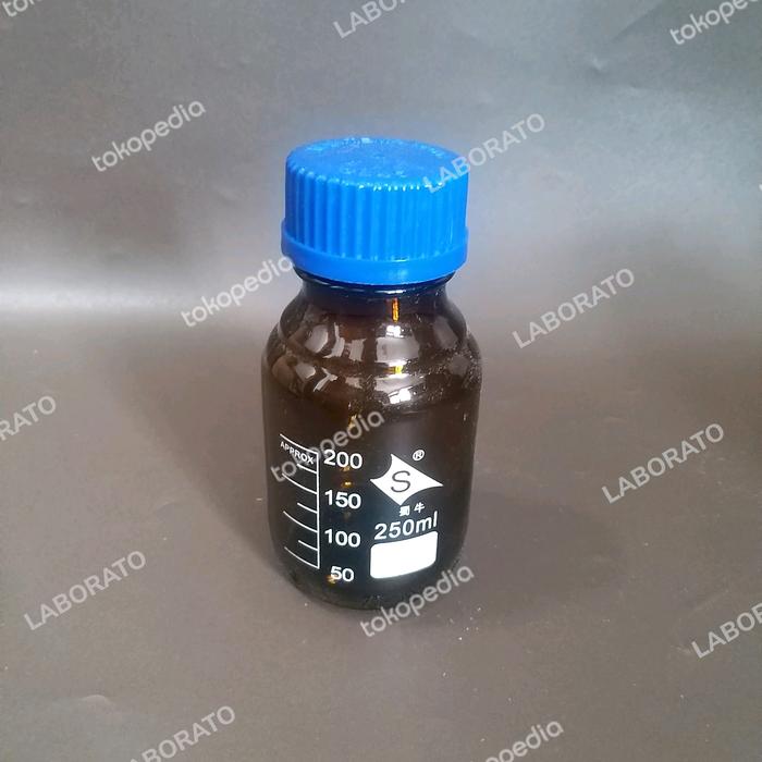 Jual BOTOL SAMPEL 250ML COKLAT LAB SAMPLE BOTTLE AMBER 250 ML - Kota ...
