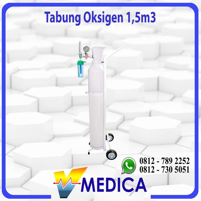 Jual (Instant) Tabung Oksigen Kesehatan 1,5m3 Lengkap (Tabung+isi ...