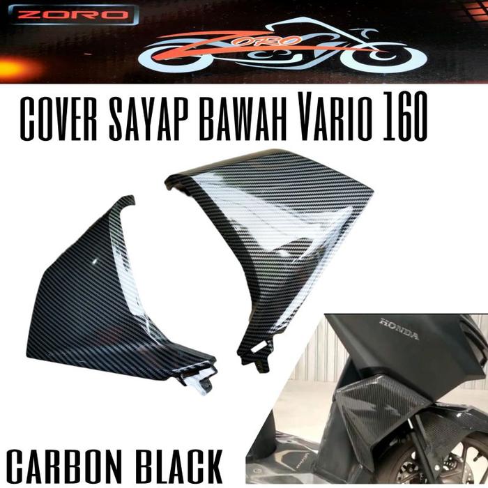 Jual COVER BODY SAYAP DEPAN VARIO 160 NEW ABS CBS CARBON ZORO Motor ...