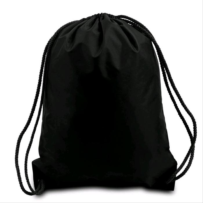 Jual tas serut (string bag) polos taslan hitam - Kota Tangerang Selatan ...