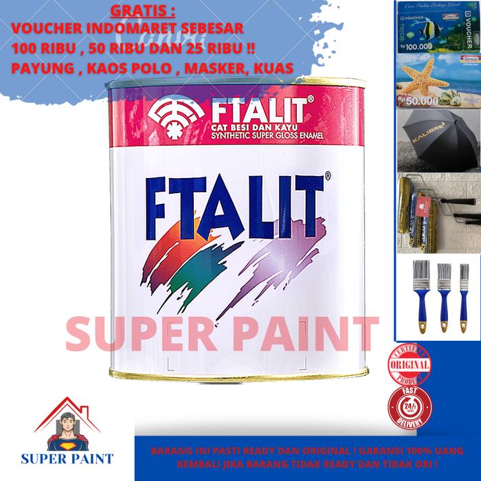 Jual FTALIT KANSAI 1KG / CAT KAYU DAN BESI / CAT MINYAK READY SEMUA ...