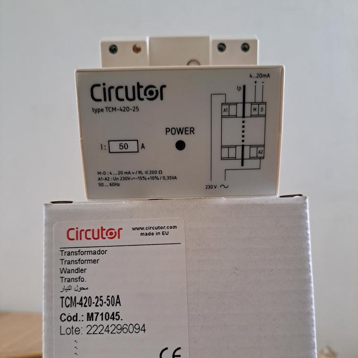Jual TCM-420-25-50A Transducer Circutor - Kab. Tangerang - Anugrah Karunia Elektrik | Tokopedia