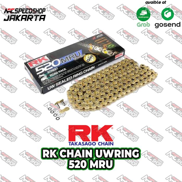 Jual Rantai RK Takasago Chain 520 MRU UW-RING - GOLD - Jakarta Pusat ...