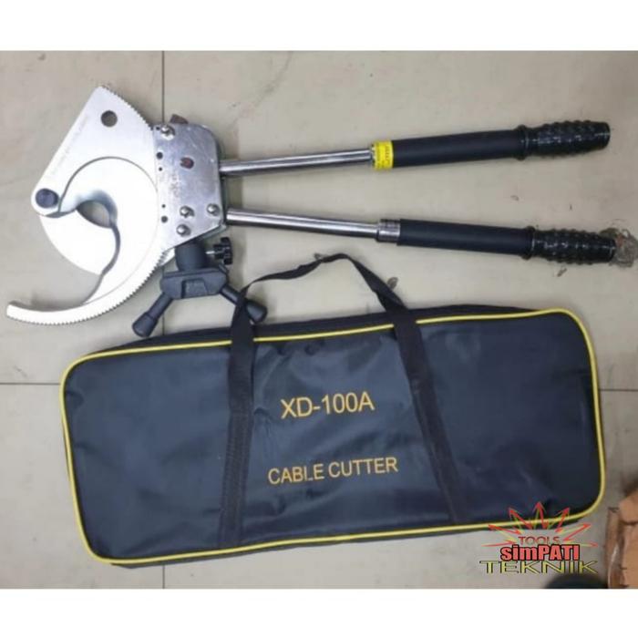 Jual Alat Gunting Tang Potong Kabel XD100A / Rachet Cable Cutter Taiwan ...