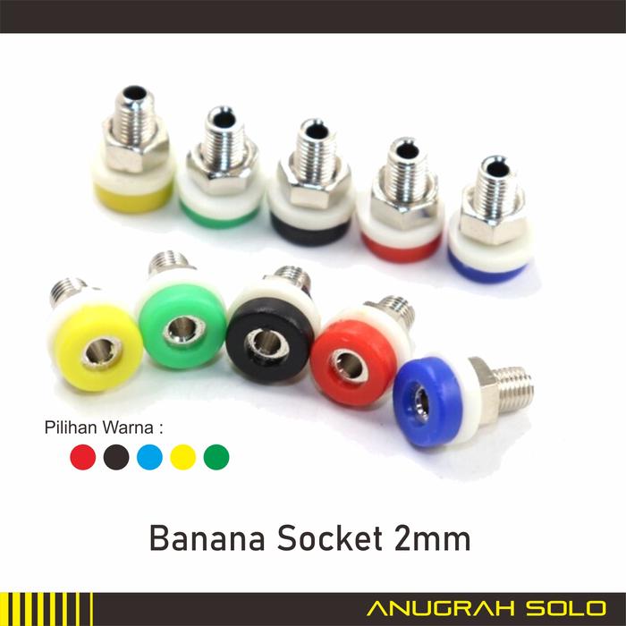 Jual Jack Banana Plug 2mm Socket Banana 2mm Jek Banana Jantan Betina ...