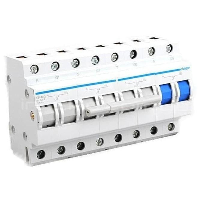 Jual Hager COS MCB CHANGE OVER SWITCH 4 POLE 63A I-0- Ii SF463 ...