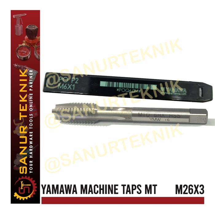 Jual YAMAWA Machine Taps MT / Tap Mesin HSS PO M26x3 / M26 x 3 - Kota ...
