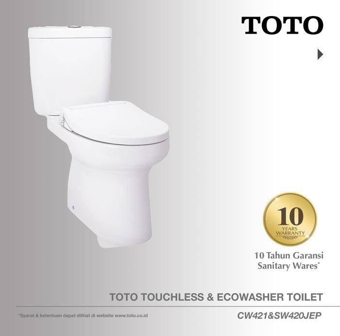 Promo TOTO Closet CW421J/SW420JEP+TCW07S | Closet Duduk - Kloset Duduk ...