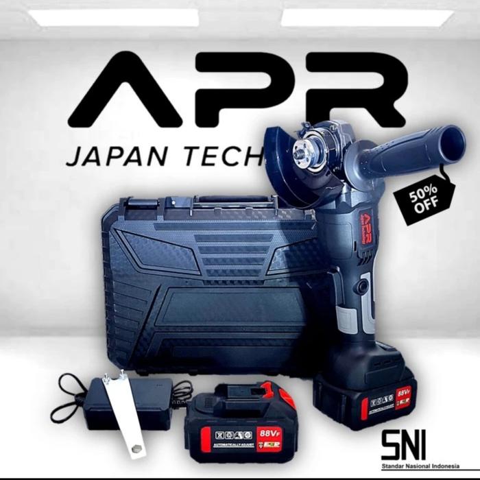 Jual gerinda batrai Apr japan tool angle grinder cordless apr - Kota ...