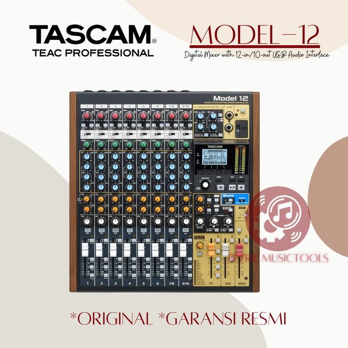 Jual TASCAM Model12 Model-12 Digital Mixer USB Audio Interface Original ...