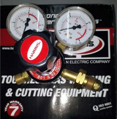 Jual Regulator hydrogen / hidrogen tipe 801 - 10 bar merek HARRIS USA ...