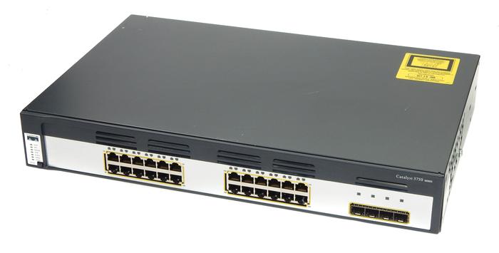 Jual Switch Gigabit Cisco Catalyst 3750 WS-C3750G-24TS-S 24 Port ...