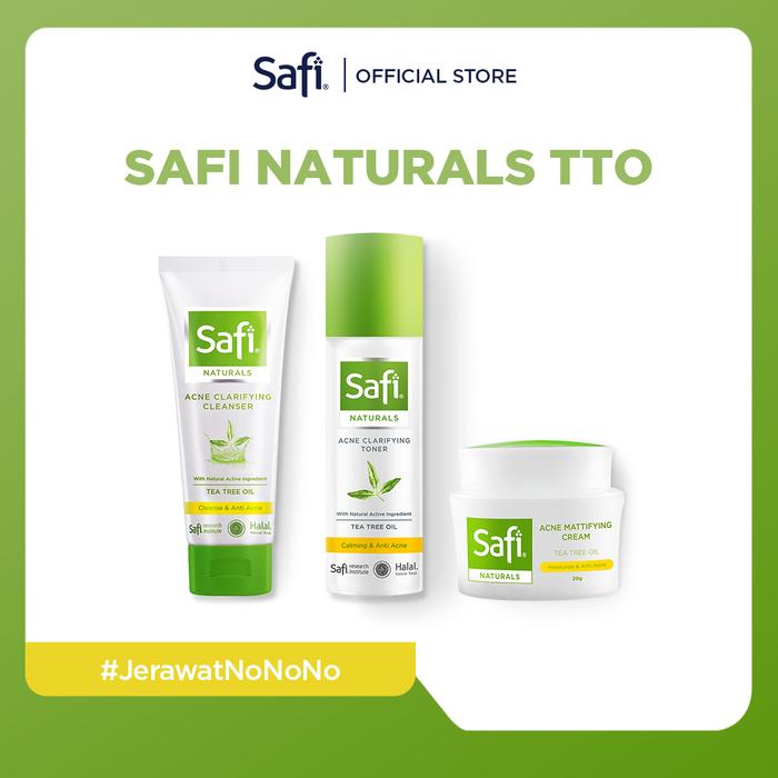 Promo SAFI - Naturals - Cleanser 50gr, Face Cream 20gr, Toning Lotion ...