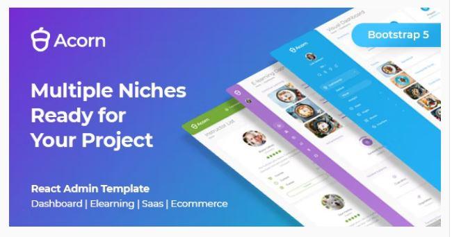 Jual Acorn Bootstrap 5 React Admin Template - Jakarta Selatan - prime ...