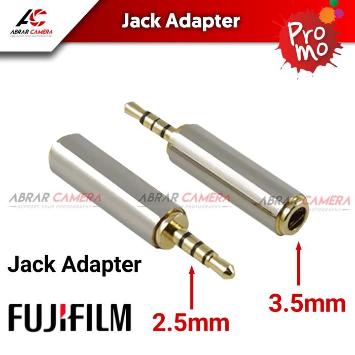 Jual Jack Audio 2.5mm to 3.5mm Adapter Fujifilm Colokan Kecil Mic - Kab ...