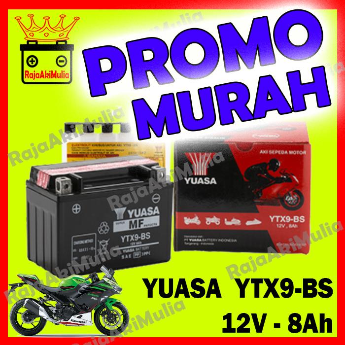 Jual ACCU / AKI MOTOR YUASA YTX9-BS 12V8AH 12V 8AH ORIGINAL - Kota Tangerang - RajaAkiMulia ...