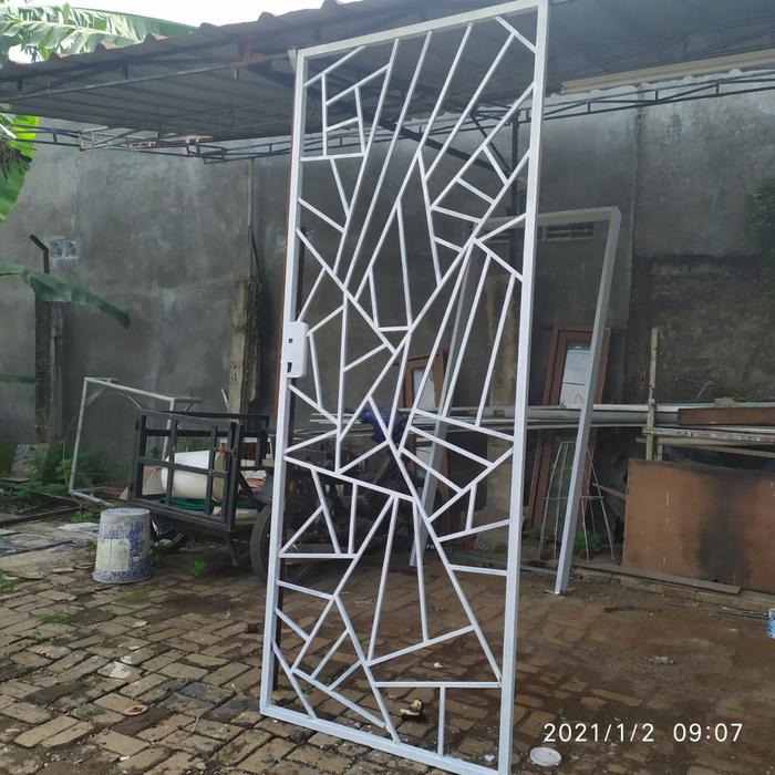 Jual Pintu besi motif - Kota Bekasi - majhujaya | Tokopedia