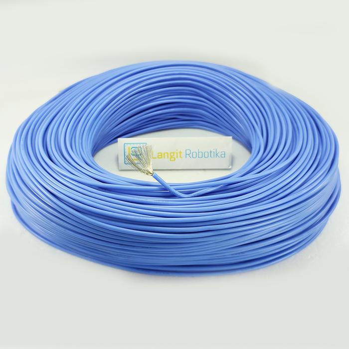 Jual AWG 20 Kabel Silicone AWG20 Cable Silikon Wire Blue Biru RC Plane ...