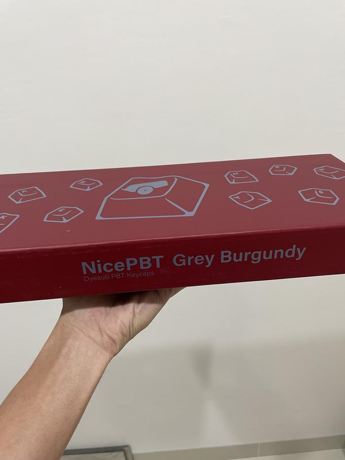 Jual NicePbt Grey Burgundy CannonKeys Keycaps - Kota Palembang ...