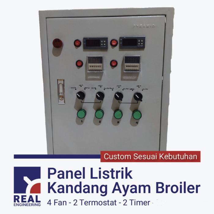 Jual Panel Blower Kandang Ayam Broiler Close House - 4 Fan Listrik 1 ...