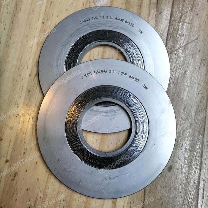 Jual Spiral Wound Gasket Class 1500 SS316 2"Inch - SWG SS 315 #1500 ...