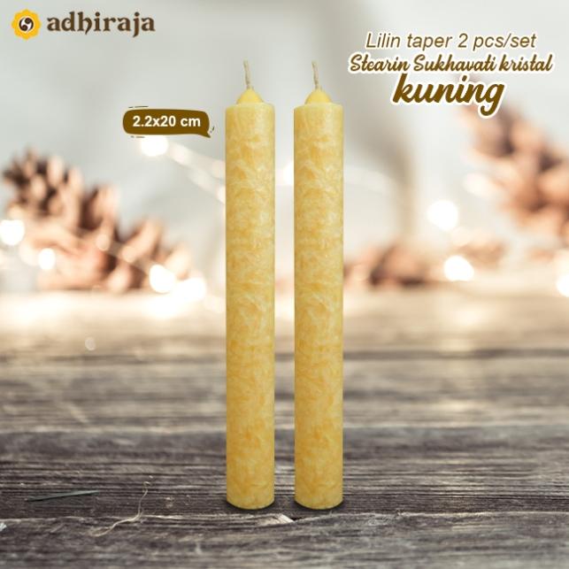 Jual Lilin Batang Taper Candle Stearin Marble Kristal Silinder Isi 2 ...