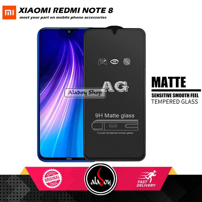 Jual Tempered Glass Xiaomi Redmi Note 8 Anti Gores Full Matte Anti ...