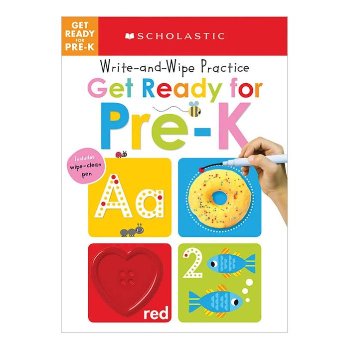 Jual Get Ready for Pre-K Write and Wipe Practice: Scholastic Early ...