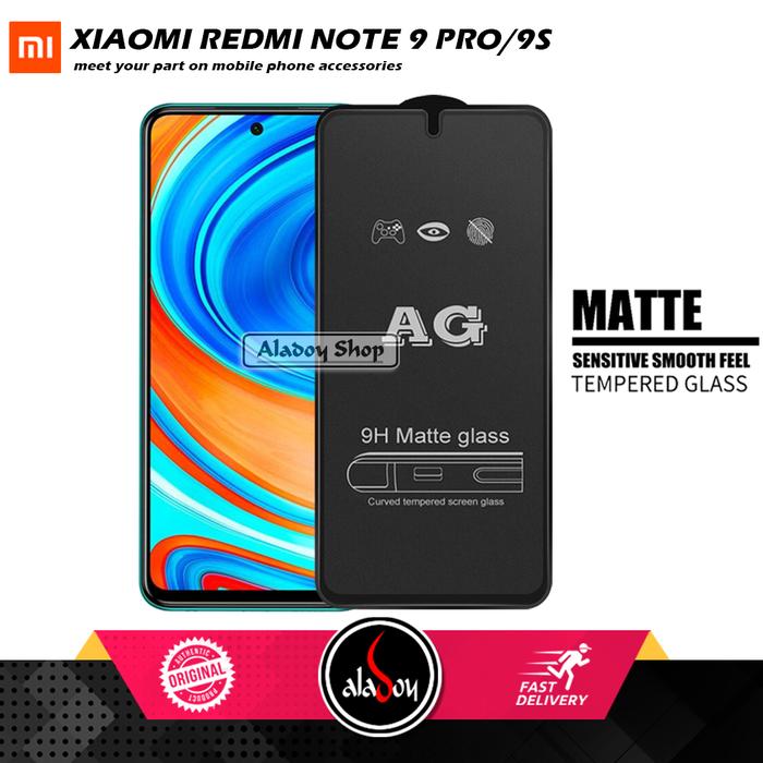 Jual Tempered Glass Xiaomi Redmi Note 9 Pro Anti Gores Ful Matte Anti ...