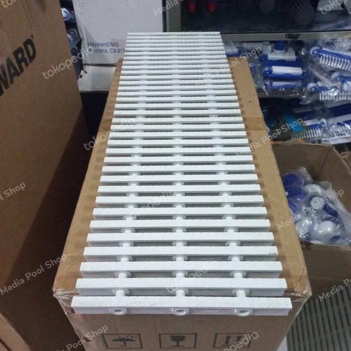 Jual Grill Kolam Overflow Lebar 30 cm Putih Merk Italy Harga Per Meter ...