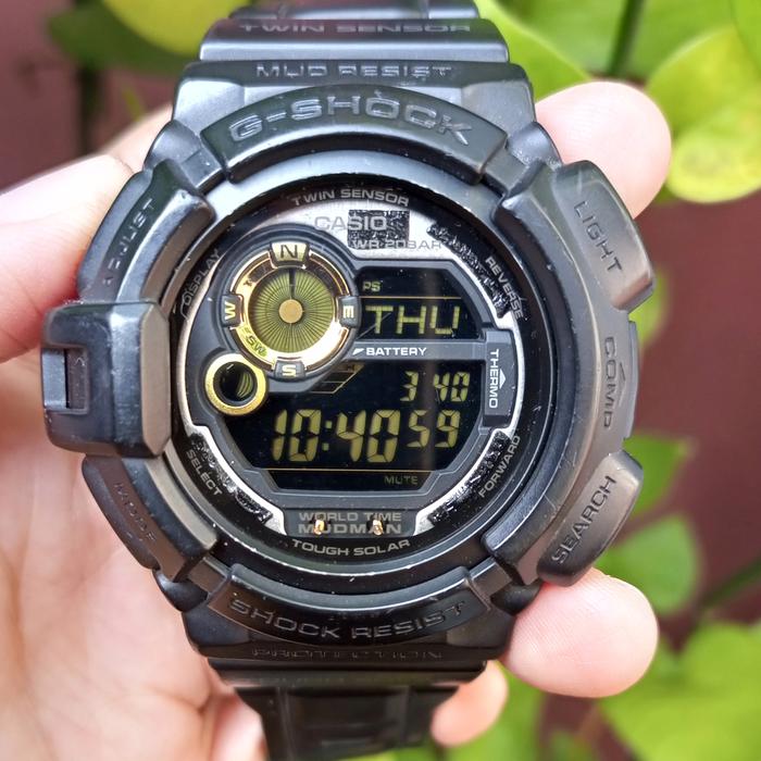 Jual Jam Tangan G-Shock G9300GB Mudman No Solar Panel Batangan Original ...