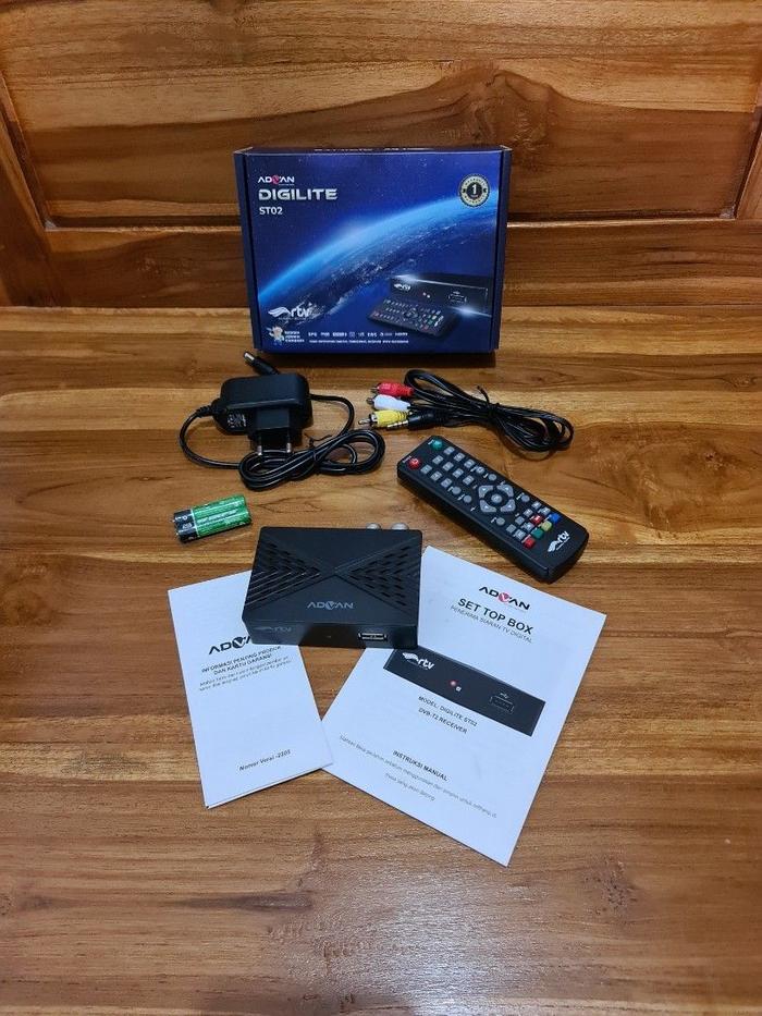 Jual STB Set Top Box Advan ST02 RTV Super HD Siaran Digital TV Digital ...