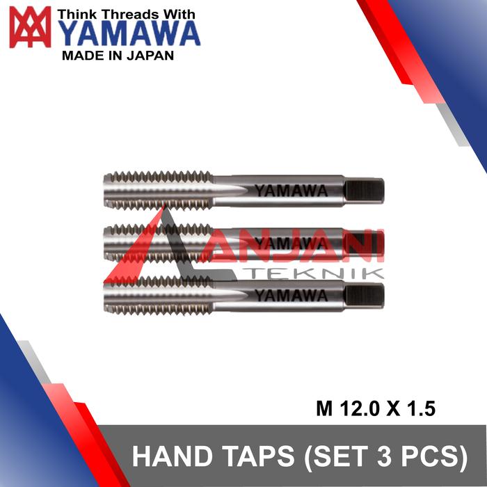 Jual YAMAWA HAND TAP SET M 12 x 1.5 mm HANDTAP M12x1.5 12x1.5 M12 - Kota Surabaya - Anjani ...