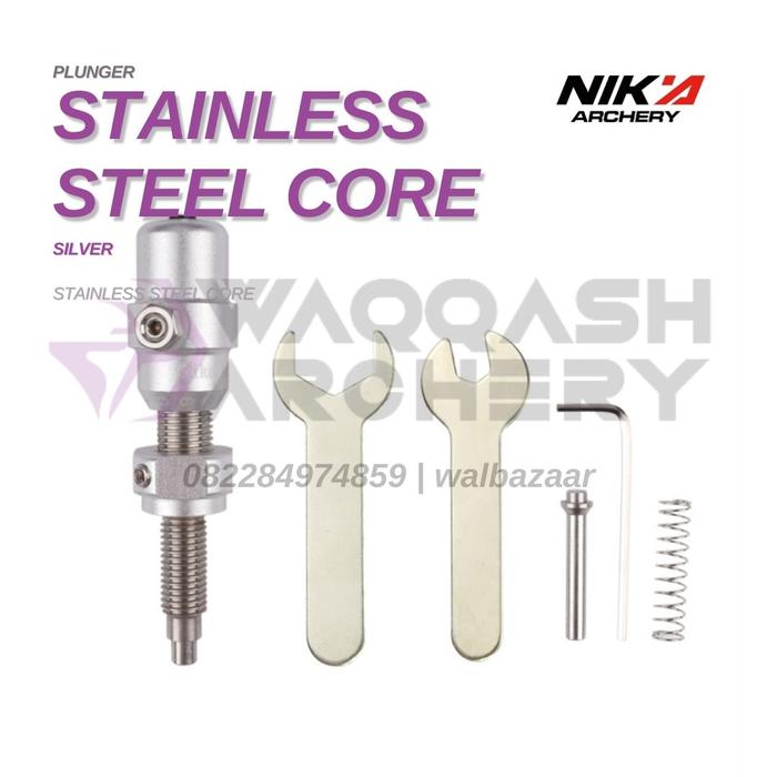 Jual NIKA ARCHERY STAINLESS STEEL CORE PLUNGER Panic Button Recurve ...