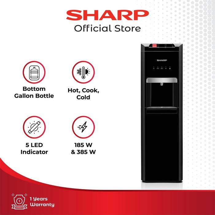 Promo SHARP | SWD-66EHL-BS Water Dispenser Cicil 0% 3x - Kota Surabaya ...