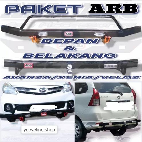 Jual PAKET TANDUK DEPAN+TOWING ARB BELAKANG UNTUK MOBIL AVANZA/XENIA ...
