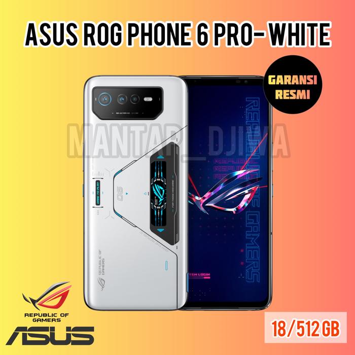 Jual ASUS ROG Phone 6 Pro Putih / White RAM 18/512GB - New Garansi ...