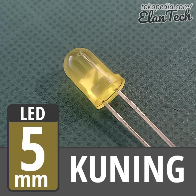 Jual LED 5mm Kuning Diffused Body Kuning nyala Kuning 5 mm Yellow ...