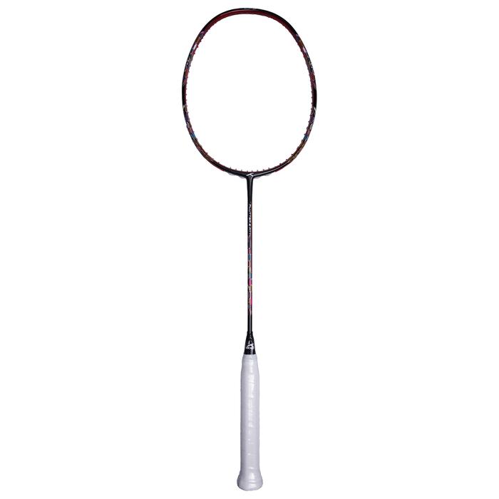 Promo Hundred Badminton Racket Flutter S ATTK Black/Red HBRX-2U020-5 ...
