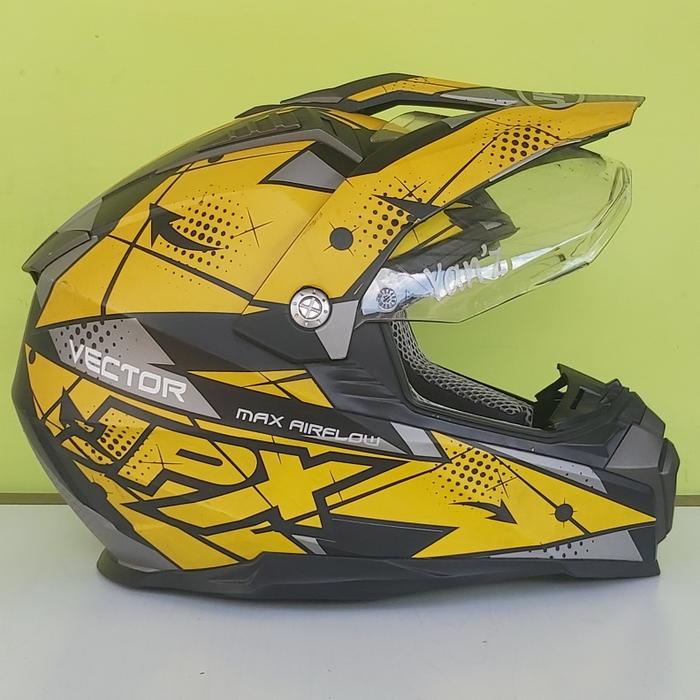 Jual Helm JPX DUKE X606 supermoto Yellow warna kuning - Kota Malang ...