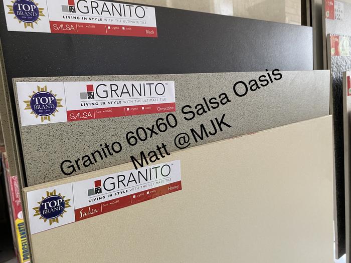 Jual Granit 60x60 GRANITO Salsa Oasis Black Matt - Kab. Tangerang ...