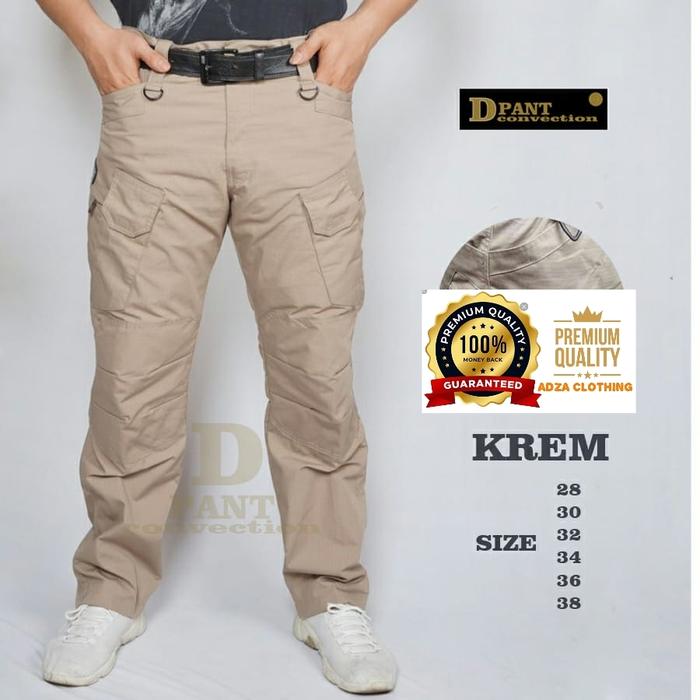 Jual celana panjang tactical pria big size - krem, 38 - Kab. Garut ...