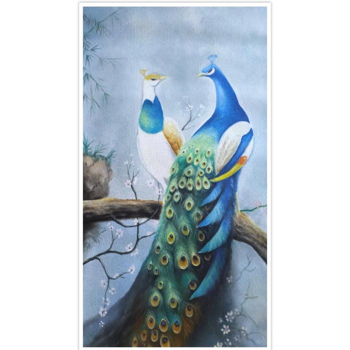 Jual Lukisan Burung Merak 60 x 100 cm - A - Kab. Banyumas - toko ...
