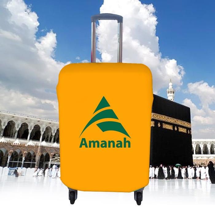 Jual sarung koper pelindung cover umroh haji bisa custom - S - Kota ...