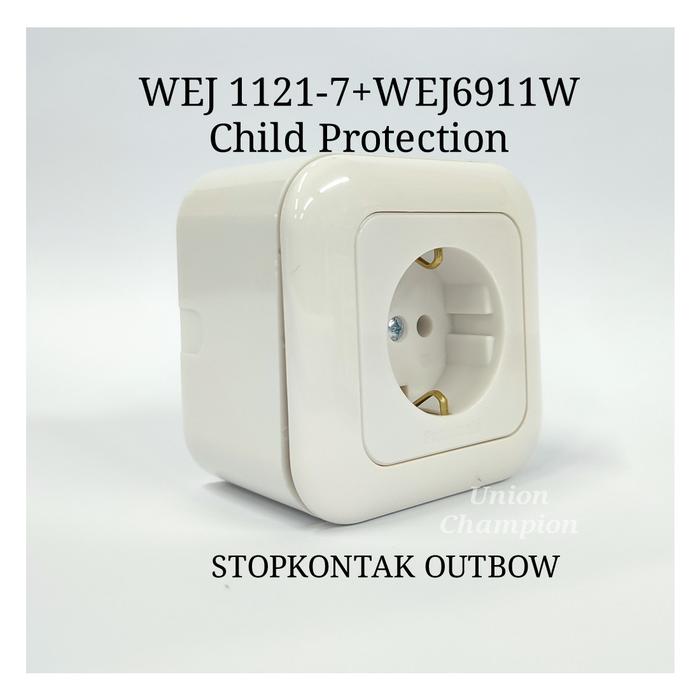Jual Stopkontak OUTBOW PANASONIC Child Protection WEJP1121-7+WEJ6911W ...