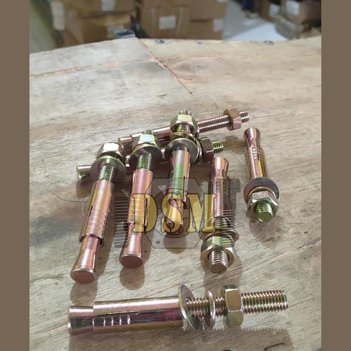 Jual HIGH DUTY / Dynabolt M16x100 / Sleeve Anchor Bolt M16 / DINABOLT ...
