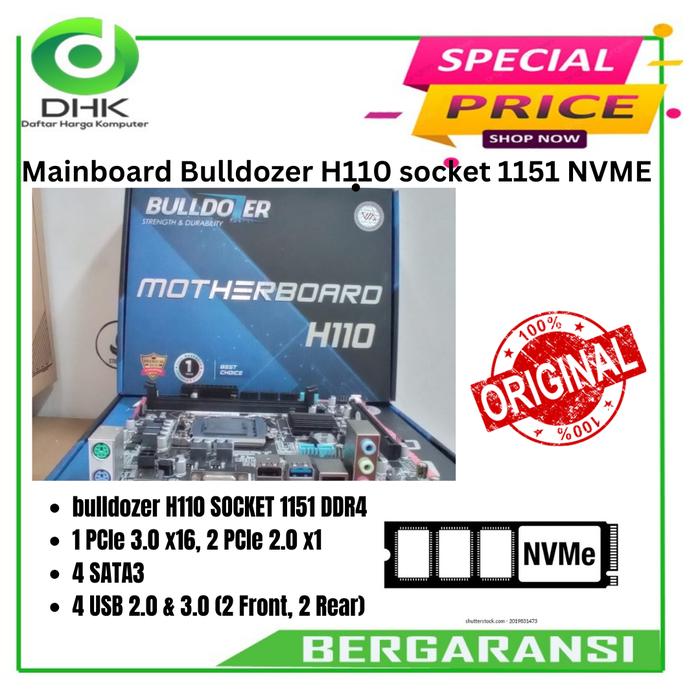 Jual mainboard bulldozer H110 socket 1151 NvME - Jakarta Pusat - Daftar ...